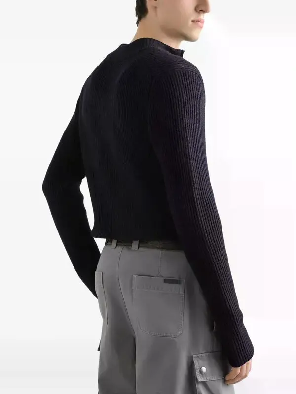 Dolce & Gabbana Logo-detail Half-zip Sweater