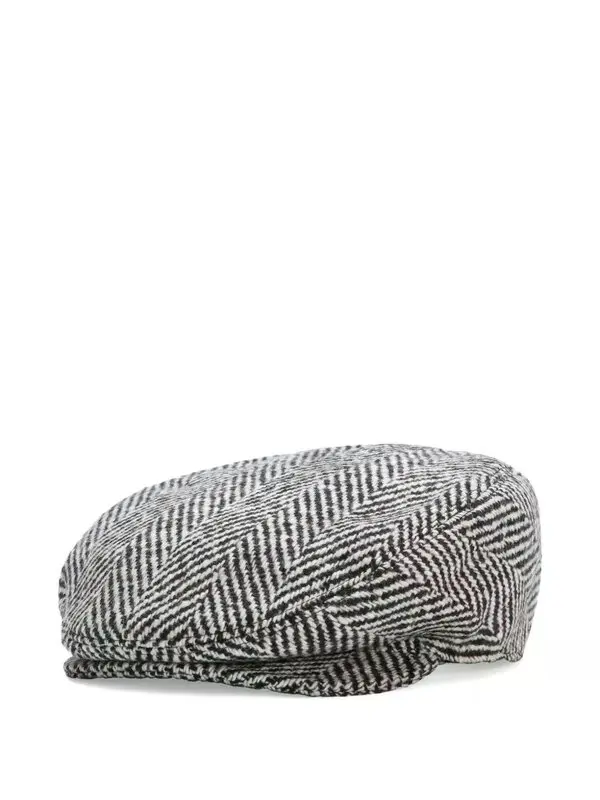 Dolce & Gabbana Herringbone Cap - Black