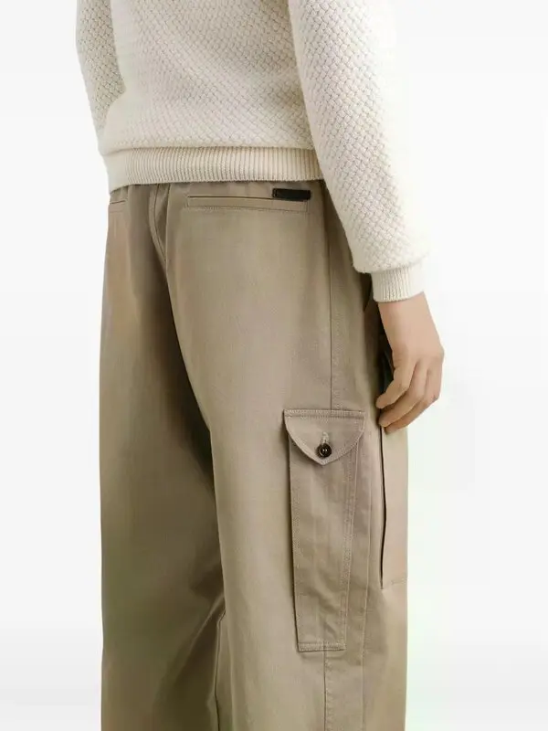 Dolce & Gabbana Logo-patch Crew-neck Sweater - Neutrals
