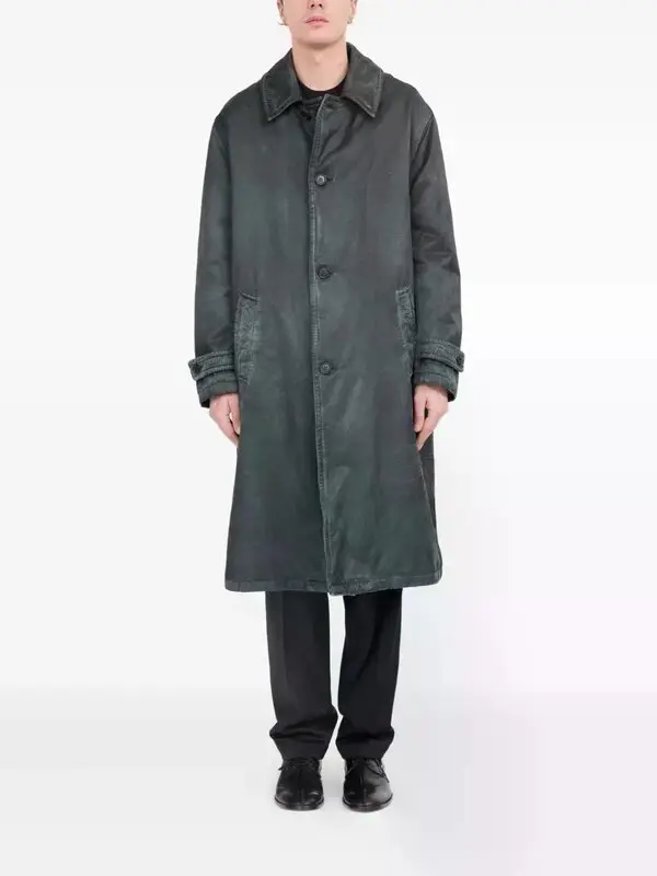MAISON MARGIELA Waxed Button-up Coat