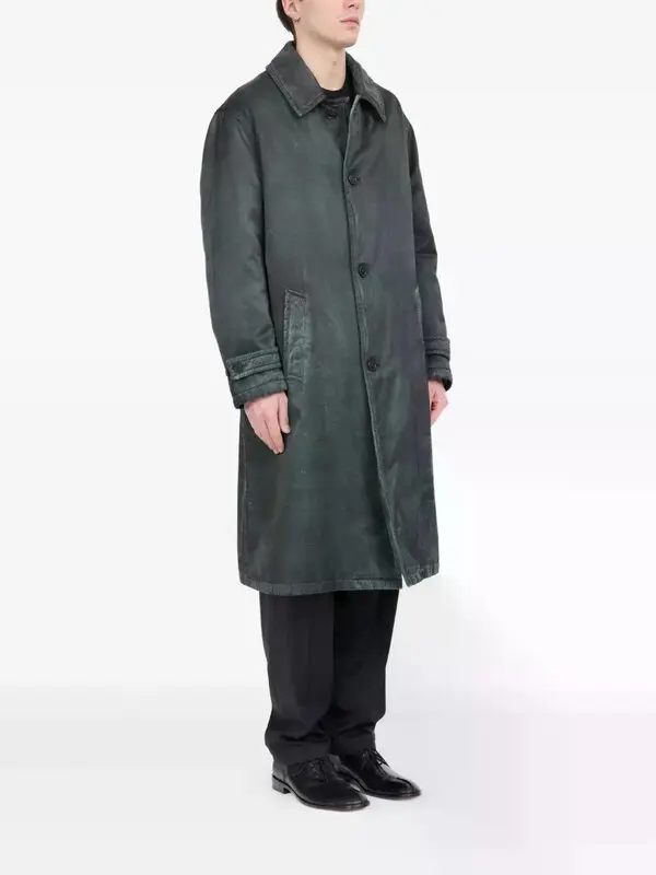 MAISON MARGIELA Waxed Button-up Coat