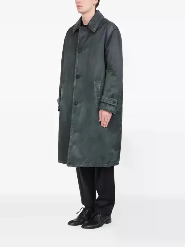 MAISON MARGIELA Waxed Button-up Coat