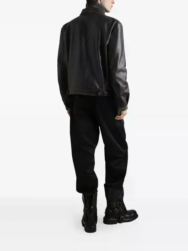 Dolce & Gabbana Logo-detail Ribbed Turtleneck Sweater - Grey