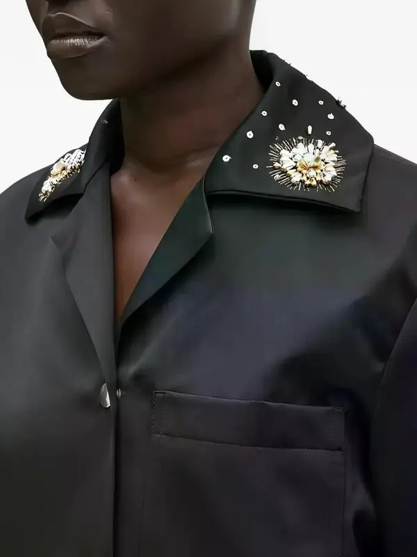 WALES BONNER Embellished Collar Jacket