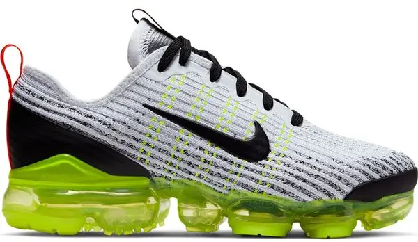 Nike Air Vapormax Flyknit 3 - White/black/volt