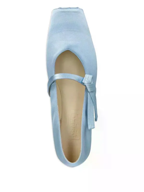 Kenzo Satin Ballet Flats - Blue