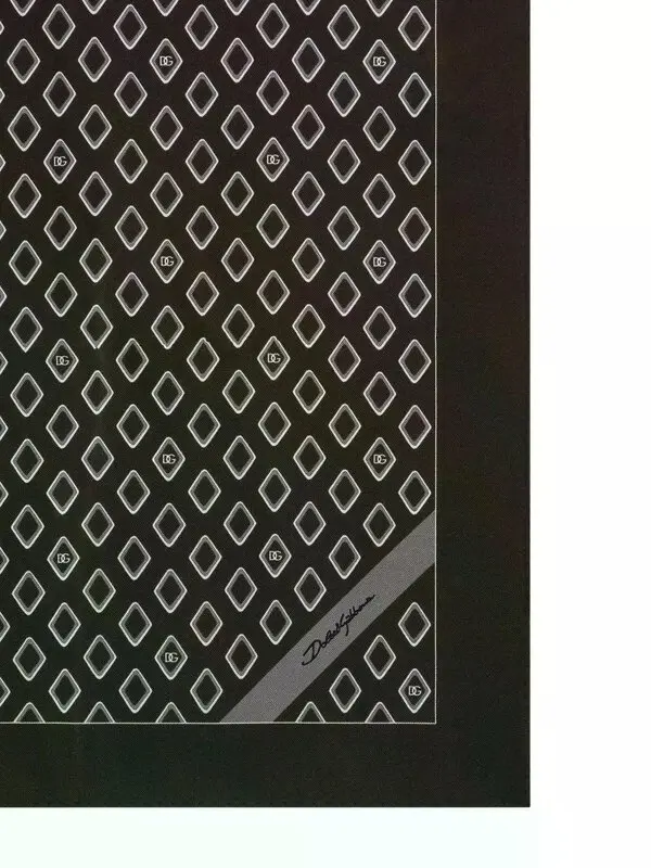 Dolce & Gabbana Geometric-pattern Pocket Square