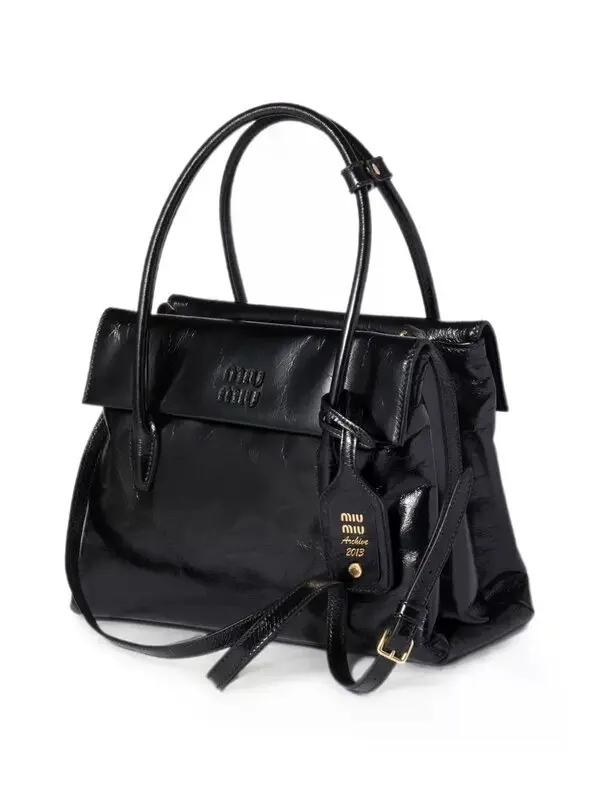 Miu Miu Calf Leather Handbag - Black