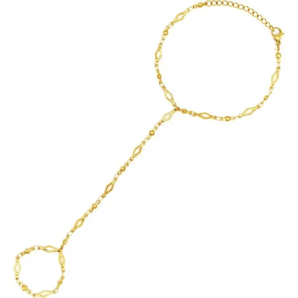 PETIT MOMENTS Lolita Hand Chain Bracelet - Gold