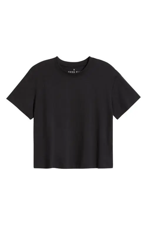 FREE FLY Boxy T-shirt - Black