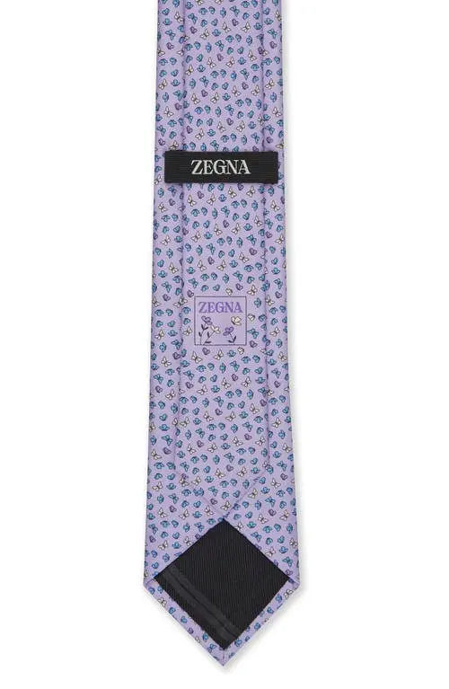 Zegna Mulberry Silk Tie - Teal