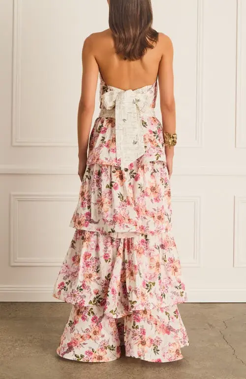 AQUA BLU AUSTRALIA Strapless Maxi Dress