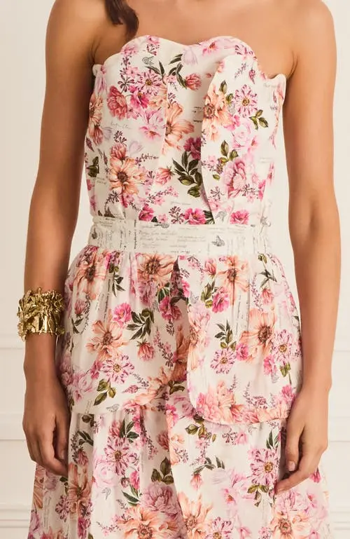 AQUA BLU AUSTRALIA Strapless Maxi Dress