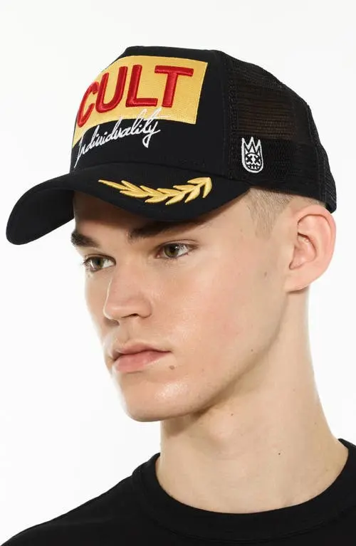 CULT OF INDIVIDUALITY Logo Mesh Back Trucker Hat