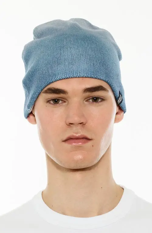CULT OF INDIVIDUALITY Logo Patch Beanie - Gradiant Blue Steel