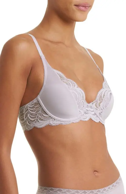 Natori Persuasion Lace Convertible Plunge T-shirt Bra - Luster