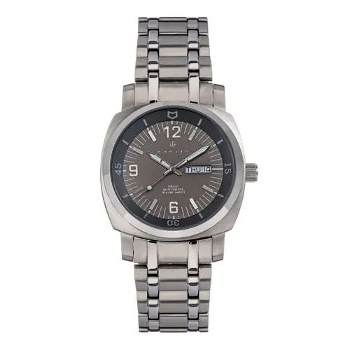 NAUTIS Stealth Bracelet Watch With Day And Date - Grey
