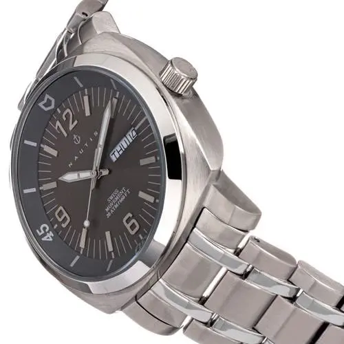 NAUTIS Stealth Bracelet Watch With Day And Date - Grey