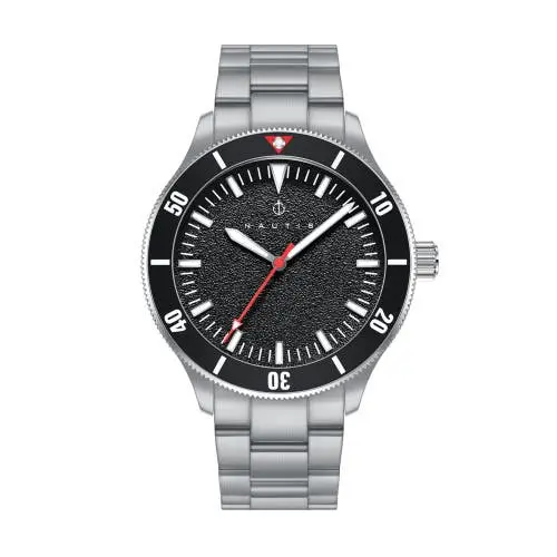 NAUTIS Deacon Bracelet Watch - Silver/black
