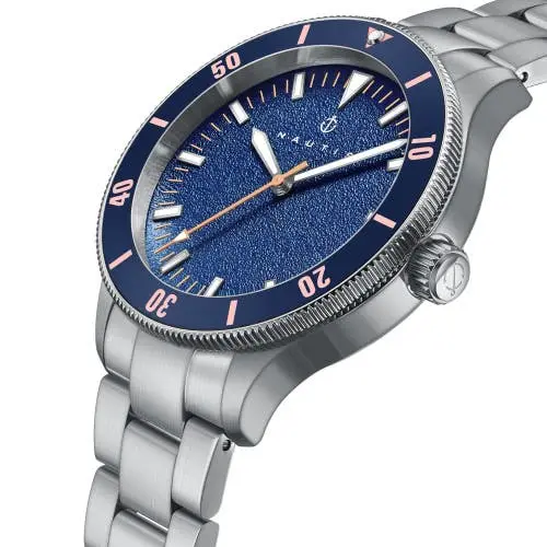 NAUTIS Deacon Bracelet Watch - Silver/navy
