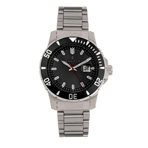 NAUTIS Admiralty Pro 200 Bracelet Watch With Date - Black