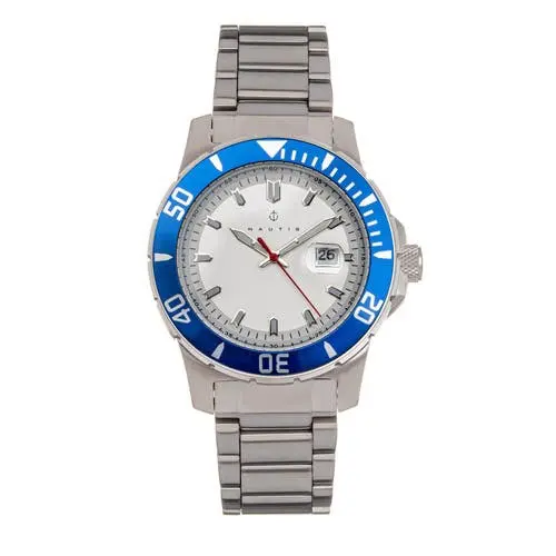 NAUTIS Admiralty Pro 200 Bracelet Watch With Date - Blue/white
