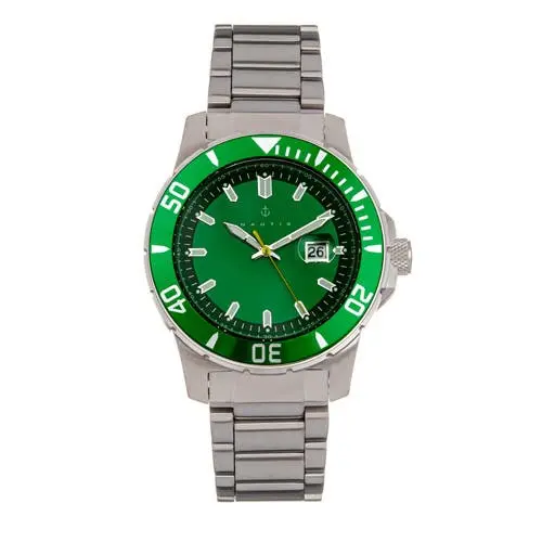 NAUTIS Admiralty Pro 200 Bracelet Watch With Date - Green