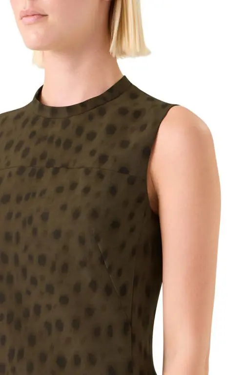 Akris Leopard Print Sheath Dress