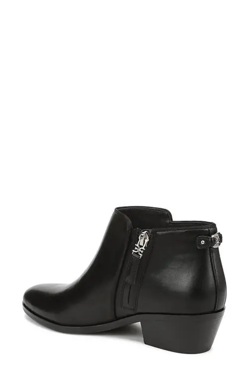 Sam Edelman Petty Leather Bootie - Black Smooth