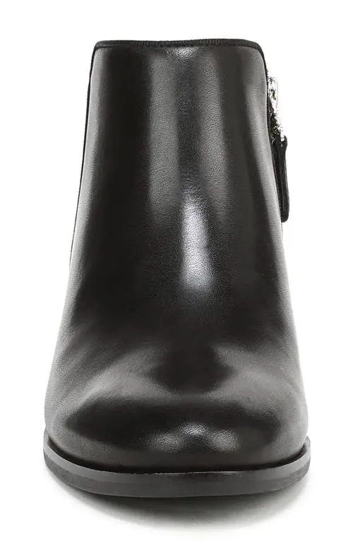 Sam Edelman Petty Leather Bootie - Black Smooth