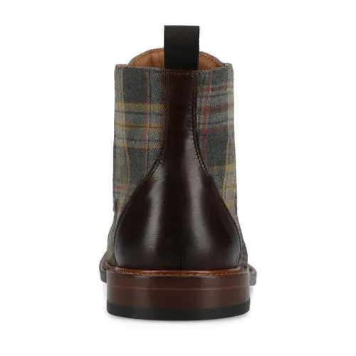 Taft Jack Genuine Leather Lace-up Boots - Light Grey