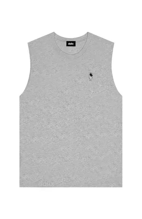 DALIX Astronaut Muscle Tank - Athletic Heather