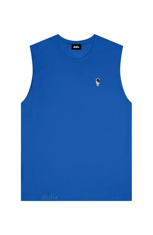 DALIX Astronaut Muscle Tank - Royal Blue
