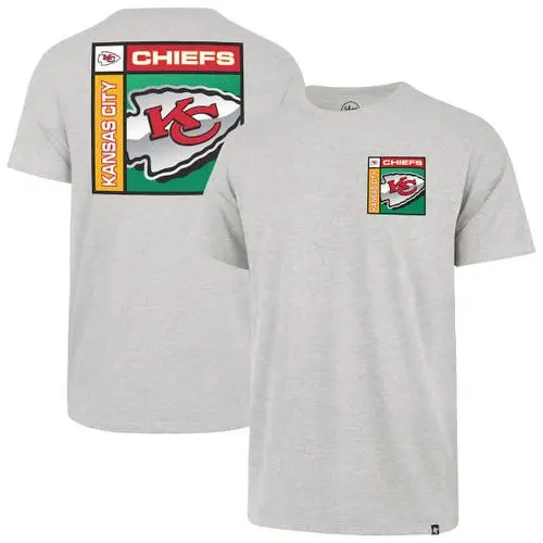 '47 Kansas City Chiefs Chrome Plate Franklin T-shirt - Gray