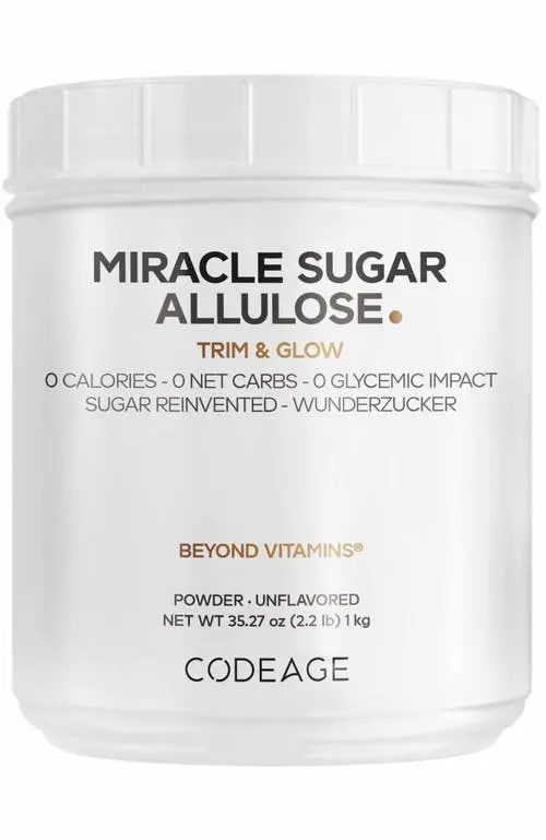CODEAGE Miracle Sugar Allulose Powder - White