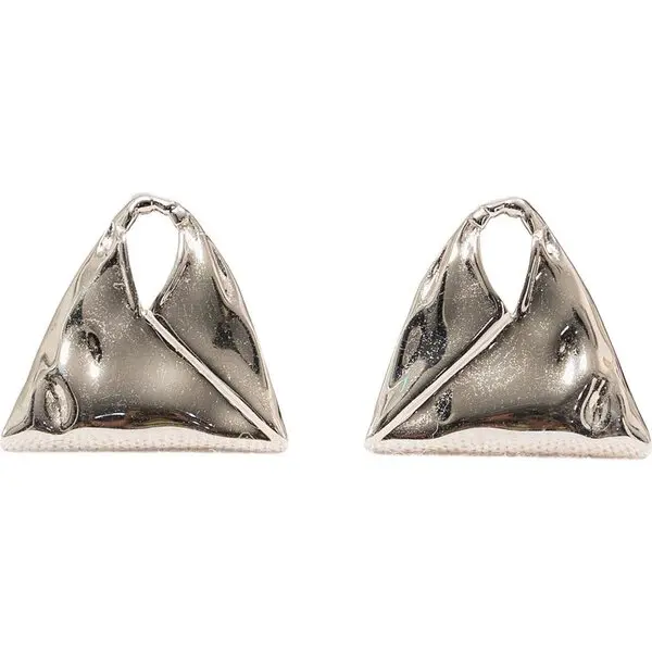 ADW Gami Bag Earrings - Silver