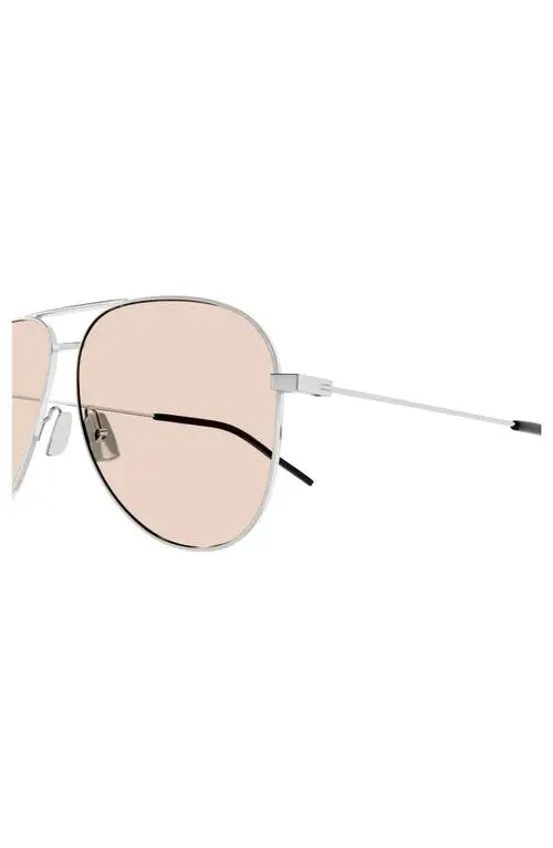 Saint Laurent 59mm Pilot Sunglasses