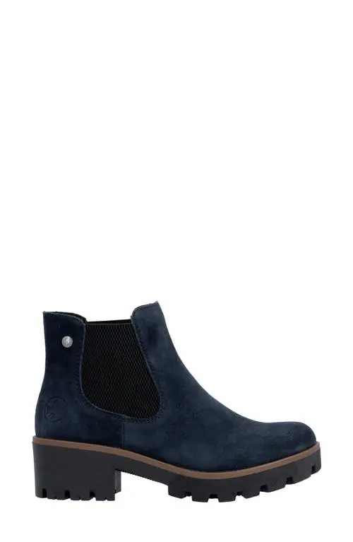RIEKER Amalia Ankle Chelsea Boot - Mare/schwarz