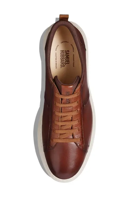 Samuel Hubbard Featherlight Flight Sneaker - Cognac Leather
