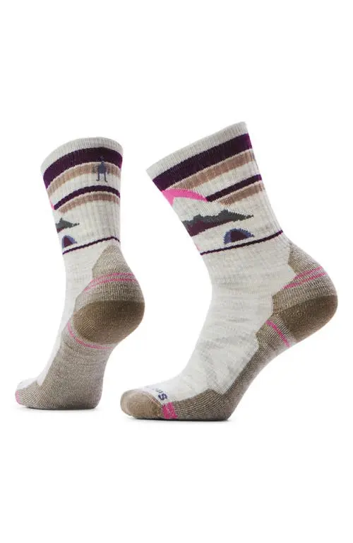 Smartwool Mountain Moon Hike Light Cushion Crew Socks - Ash