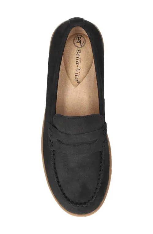 BELLA VITA Bo Penny Loafer Multiple Widths Available - Black