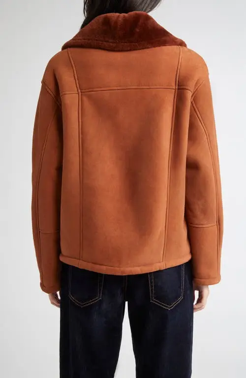 Eleventy Genuine Merino Shearling Aviator Jacket