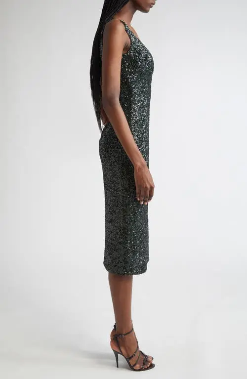 Michael Kors Sequin Embellished Sheath Dress