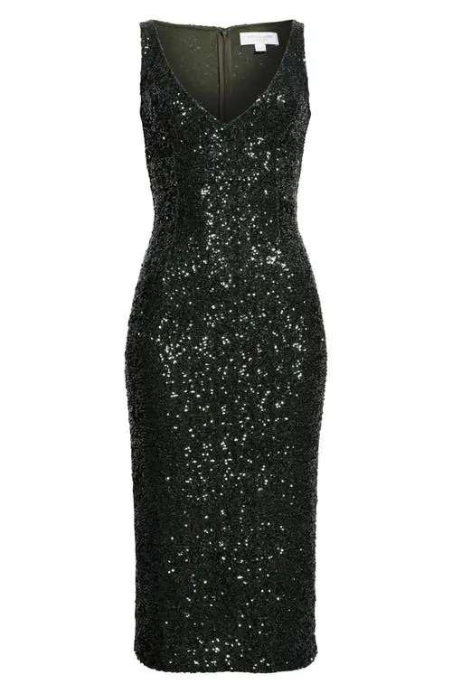 Michael Kors Sequin Embellished Sheath Dress