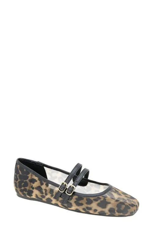 Bcbgmaxazria Harisa Mary Jane Flat - Cheetah Print