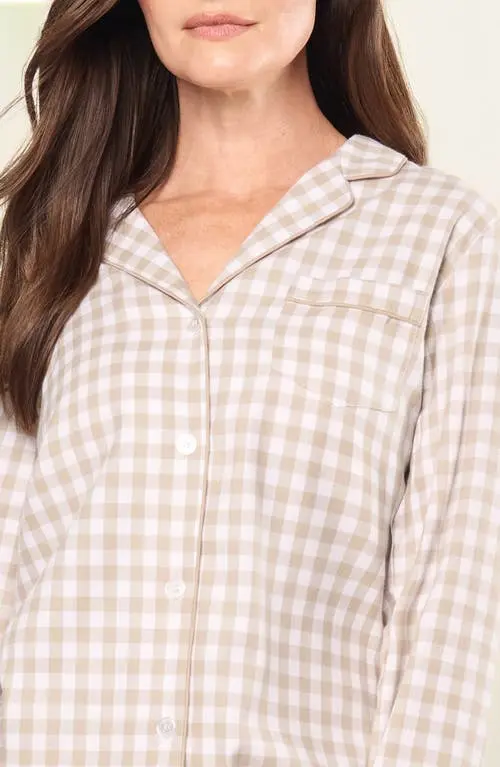 PETITE PLUME Gingham Cotton Pajamas