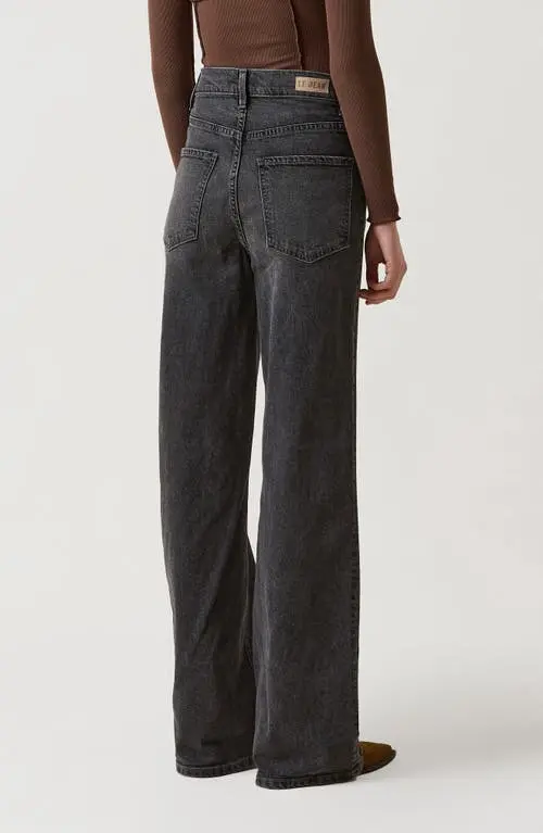 LE JEAN Crossover High-waist Wide-leg Jeans
