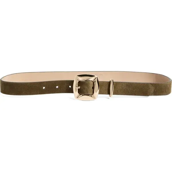 Zimmermann Kaia Suede Belt - Olive