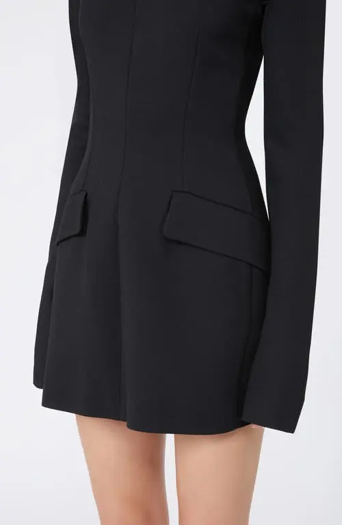 Sportmax Tefrite Long-sleeve Jersey Minidress