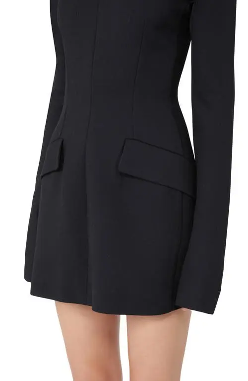 Sportmax Tefrite Long-sleeve Jersey Minidress